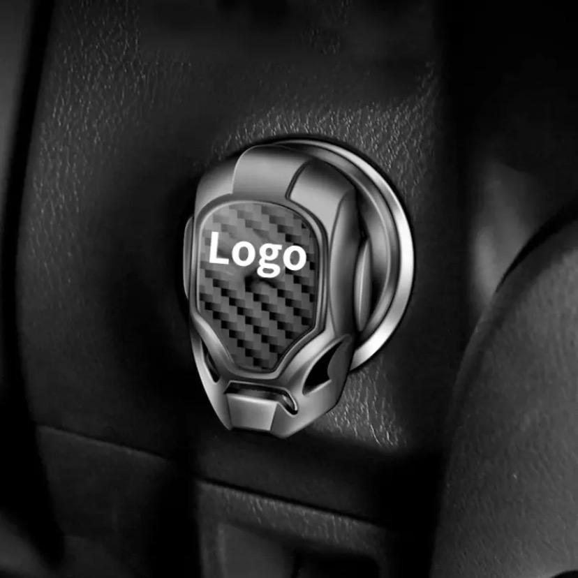 Car one-button start button cover protector for all car accessories ...